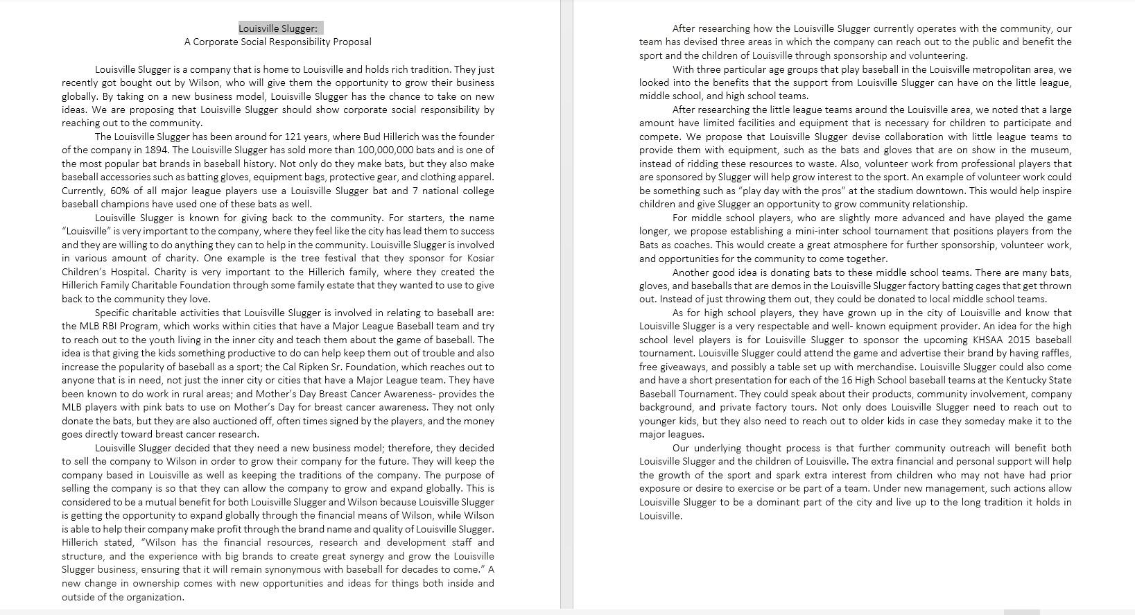 Using the attached document below, reformat the | Chegg.com