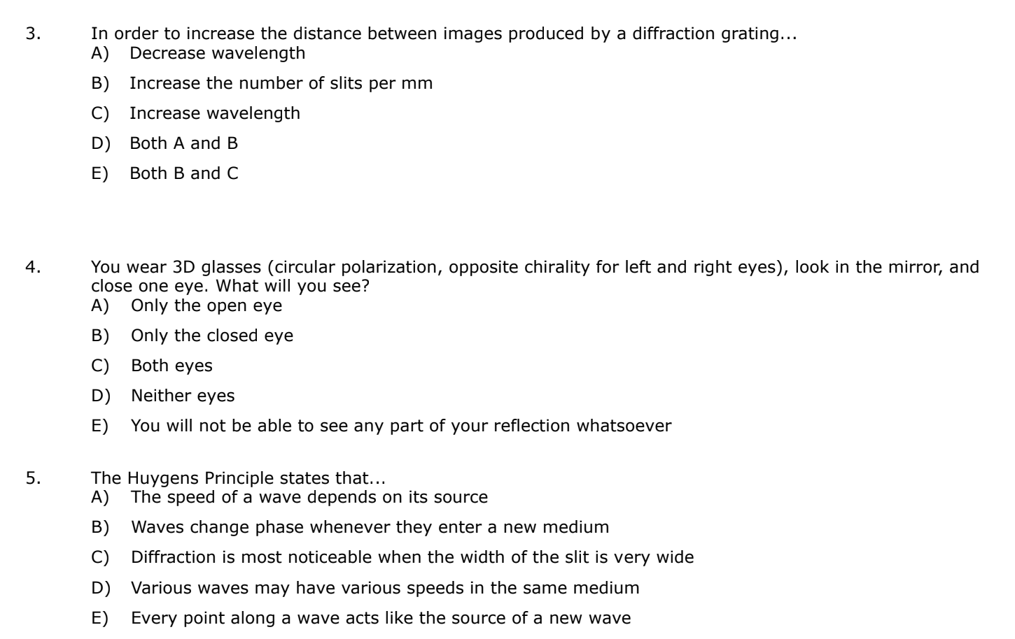 Solved 3. In order to increase the distance between images | Chegg.com