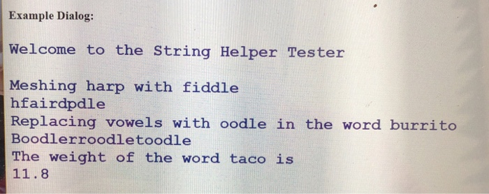 Solved Lab 14 String Helper Objective Write A Program That 6122