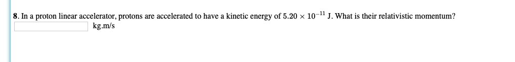 Solved 8. In a proton linear accelerator, protons are | Chegg.com