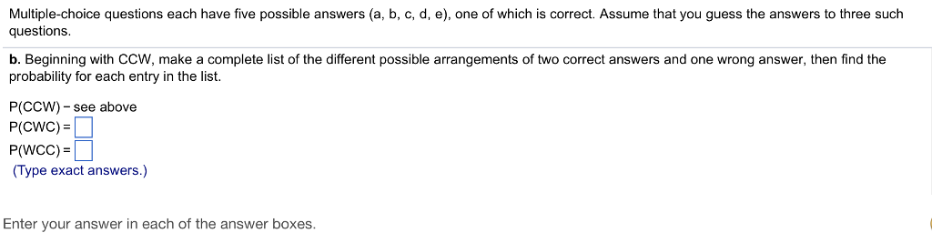 Solved Multiple-choice questions each have five possible | Chegg.com