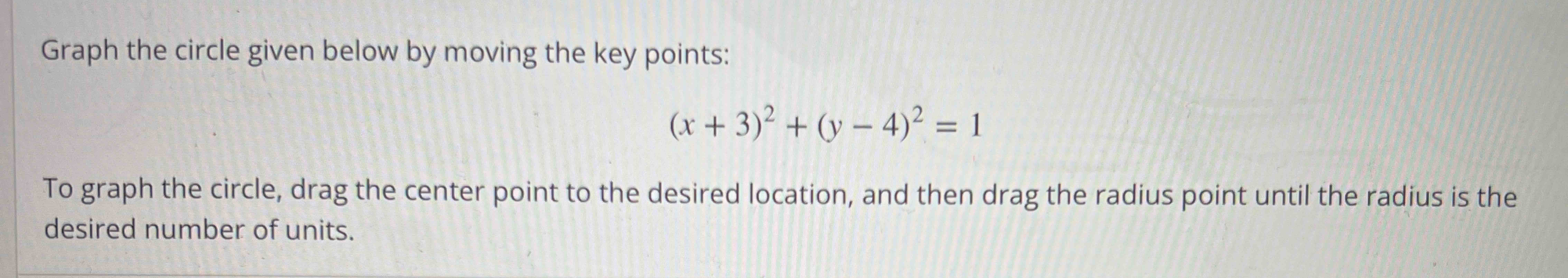 Solved find the midpoint of the points (-6,Graph the circle | Chegg.com