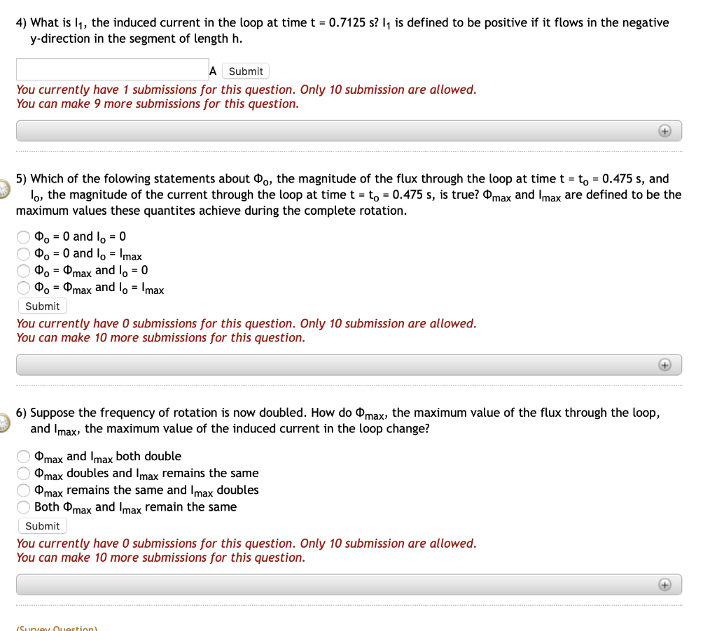 Solved Rotating Triangle in a Magnetic Field 1 2 3 4 5 6 7 A | Chegg.com