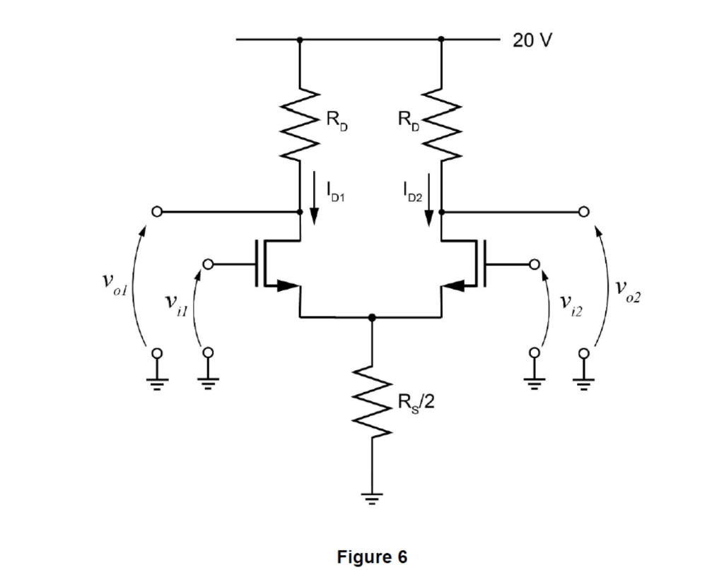 Solved The two identical NMOS field effect transistor in the | Chegg.com