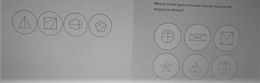Solved 4000 Which of the options below follows next in the | Chegg.com