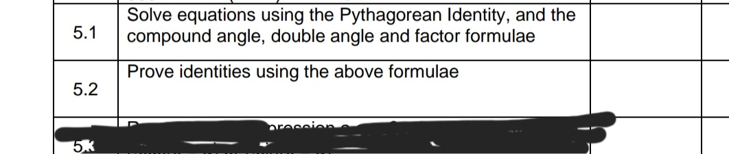 Solved \begin{tabular}{|c|l|l|l|} \hline 5.1 & | Chegg.com