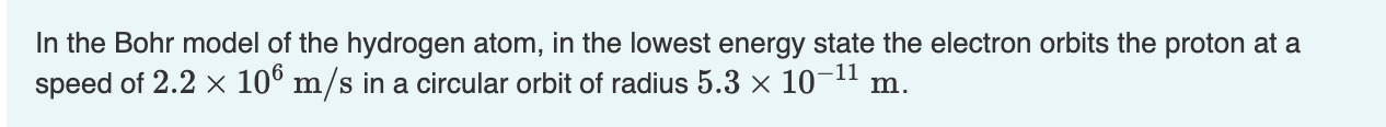 Solved In the Bohr model of the hydrogen atom, in the lowest | Chegg.com