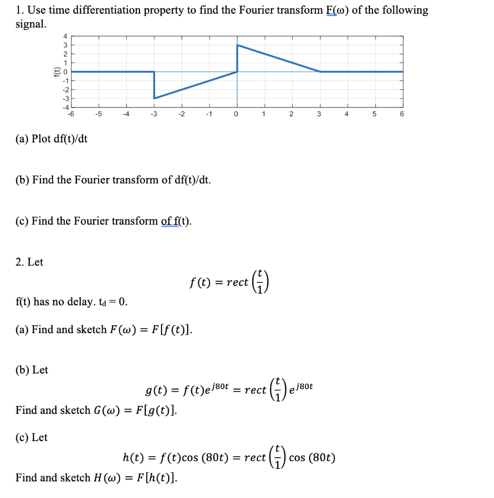 Solved 1. Use time differentiation property to find the | Chegg.com