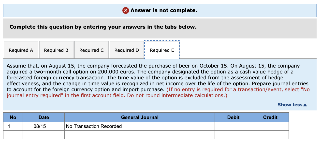 Solved Pacifico Company, a U.S.-based importer of beer and | Chegg.com