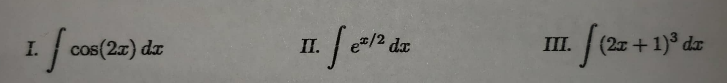 Solved Compute the following indefinite integrals by | Chegg.com