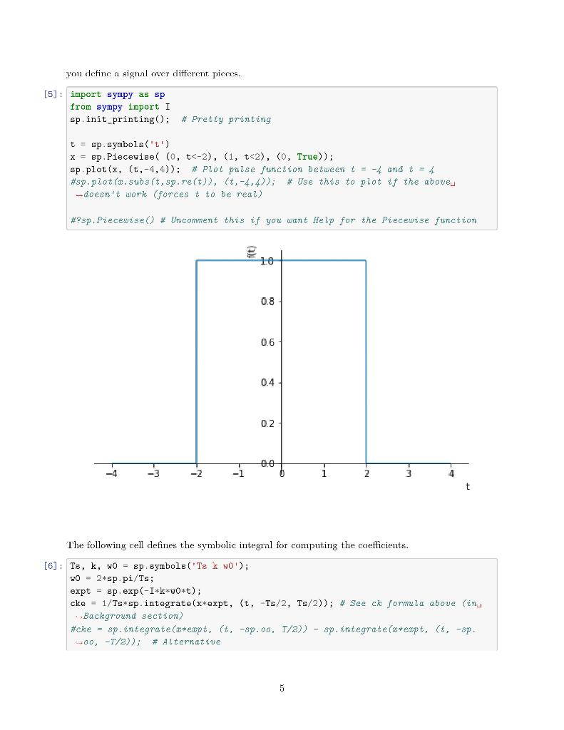 Solved These tasks involve writing code, or modifying | Chegg.com