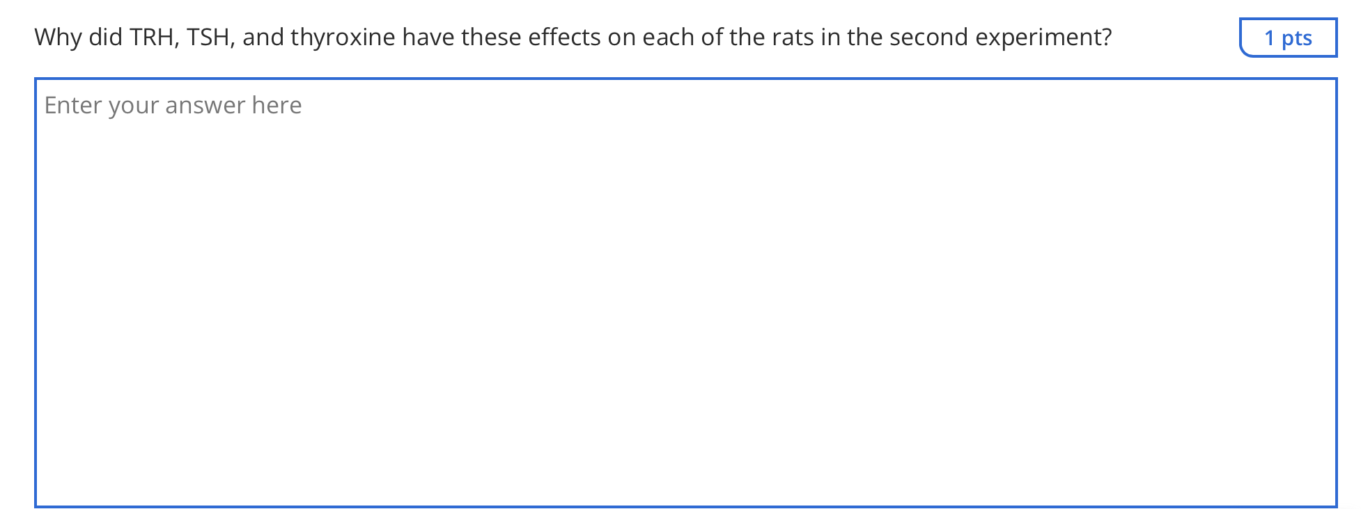 Solved Why did TRH, ﻿TSH, ﻿and thyroxine have these effects | Chegg.com