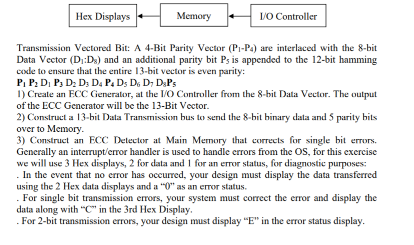 Bit Flip Inducers To induce flip in bit 1-7: To | Chegg.com
