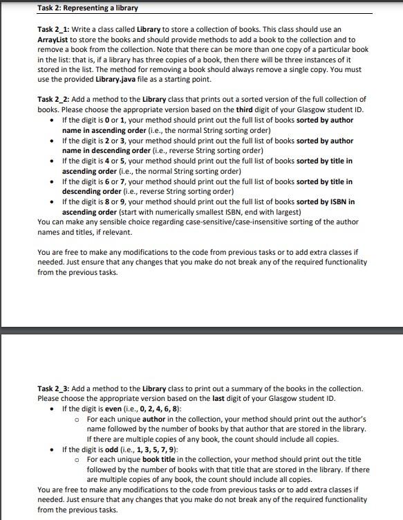 Solved class Book{ public String Author_name; public | Chegg.com