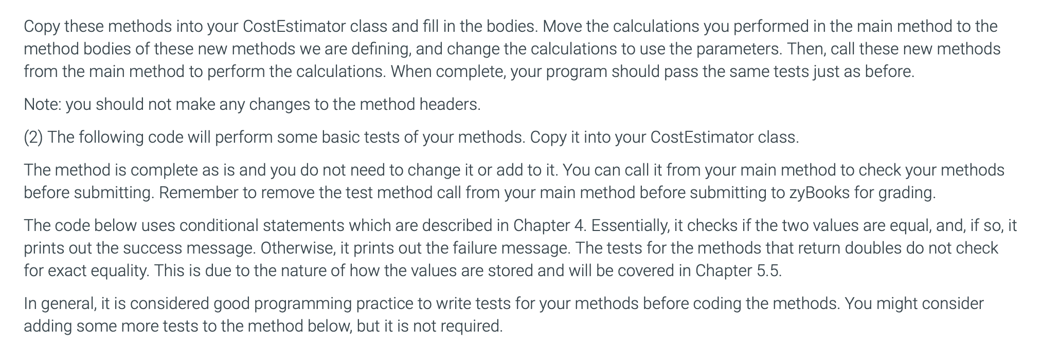 Solved 3.15 *** zyLab: Refactoring Calculating Fuel Cost | Chegg.com