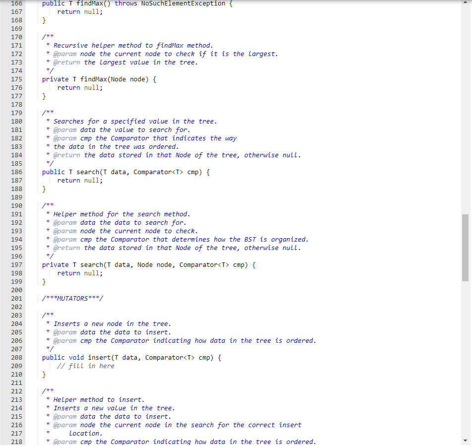 Solved 10.1 Lab 9: BST ClassIn this lab we start to develop | Chegg.com