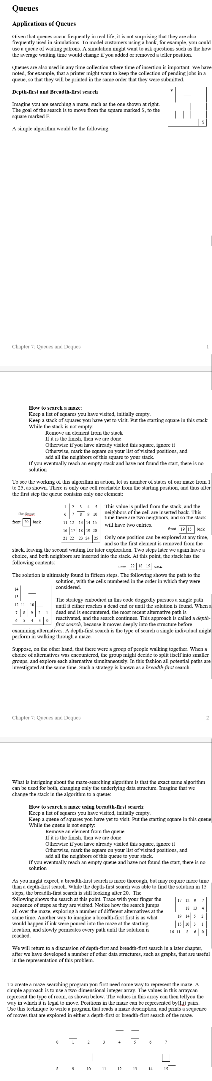 Solved QUESTION: Reads a maze and prints the sequence of | Chegg.com