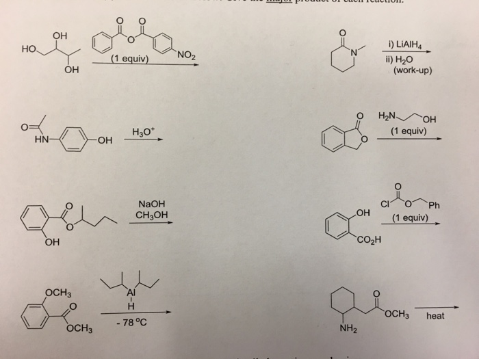 Solved O O OH HO. NO2 1 equiv OH H30 HN OH NaOH CH3OH OH OCH | Chegg.com