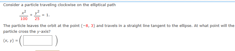 Solved Consider a particle traveling clockwise on the | Chegg.com