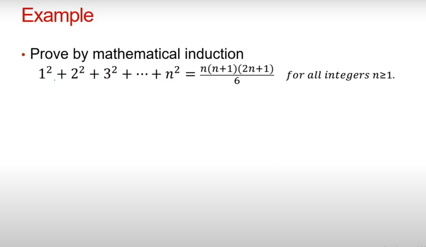 Solved Example Prove by mathematical induction 12.+ 22 + 32 | Chegg.com
