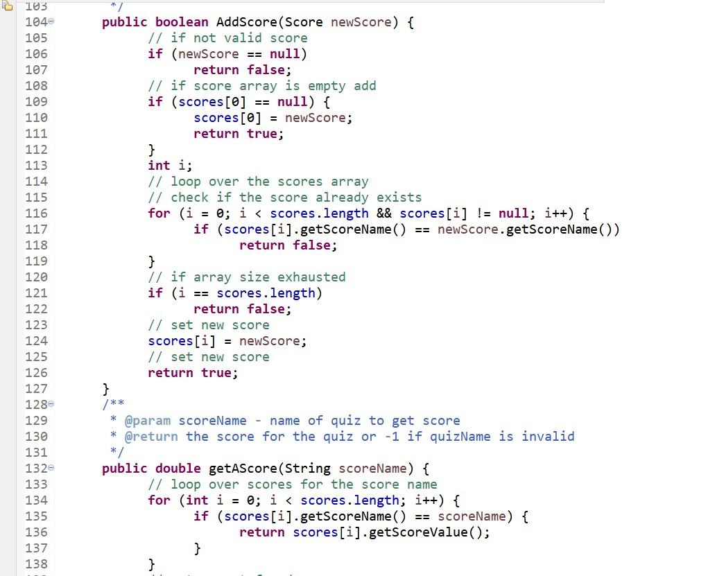 Solved I created a Student class in an assignment package in | Chegg.com