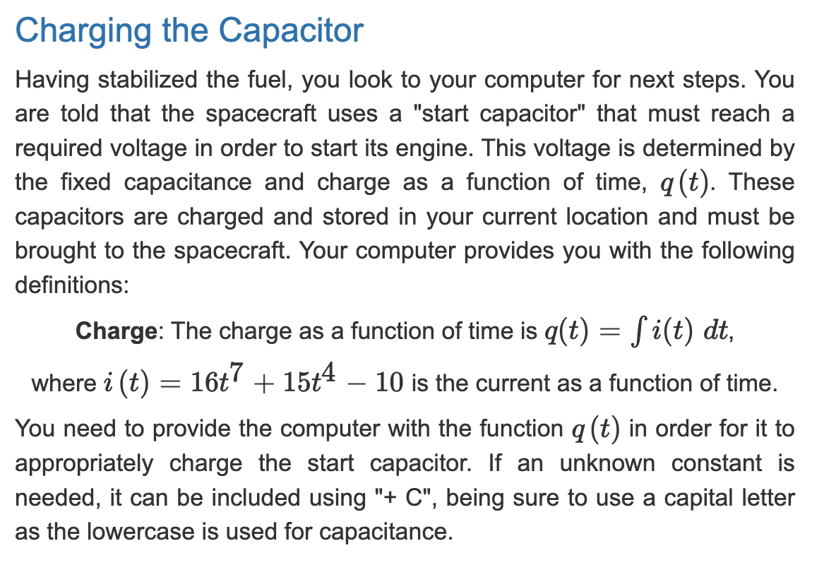 Solved Having stabilized the fuel, you look to your computer | Chegg.com