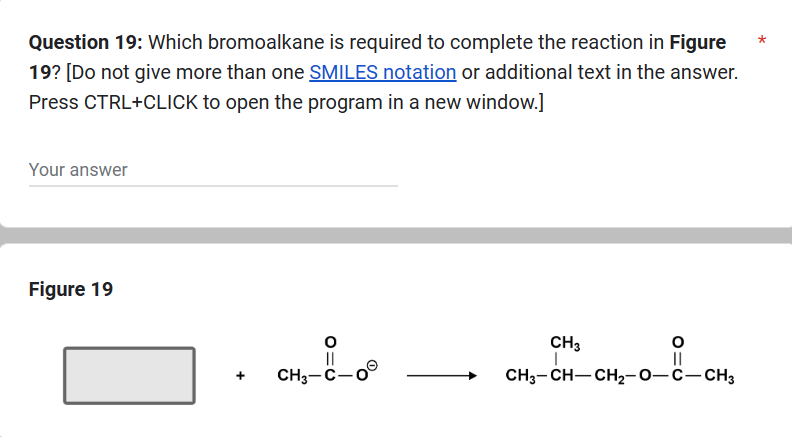 Solved Question 19: Which bromoalkane is required to | Chegg.com