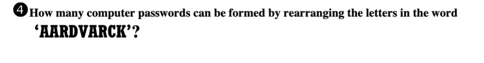 Solved (4) How many computer passwords can be formed by | Chegg.com
