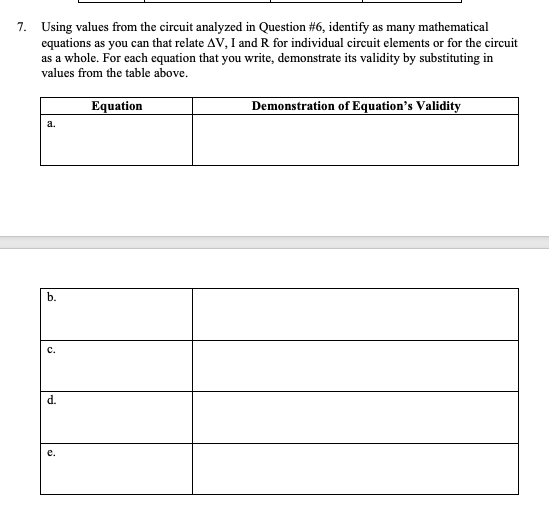 Solved Build, Measure, Analyze: Build the circuit shown with | Chegg.com