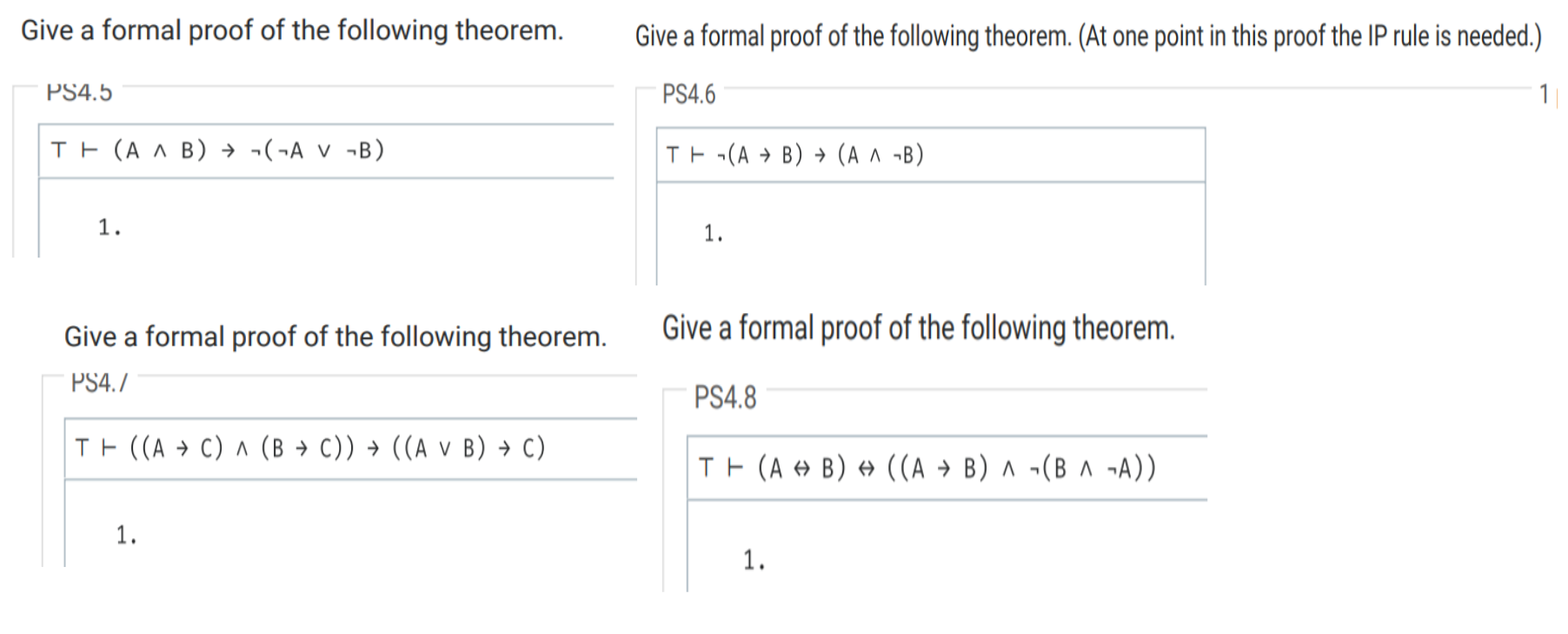 Solved Give a formal proof of the following theorem. Give a | Chegg.com