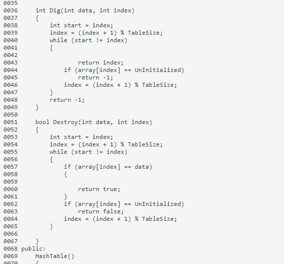 Solved 0004 Use this Hash Table code to answer the following | Chegg.com