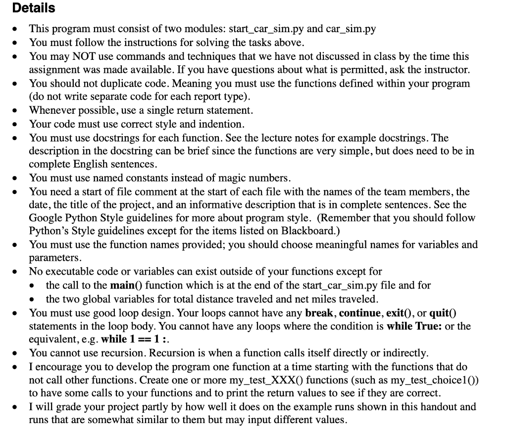 Solved Overview For this project we are going to use | Chegg.com