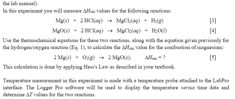 Solved The molar enthalpy or heat of reaction (ΔHrxn) is | Chegg.com