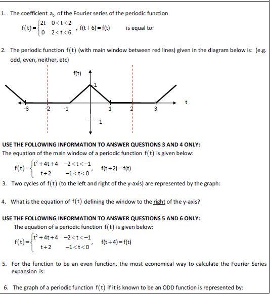 Solved 7. Give the analytical definition of the periodic | Chegg.com