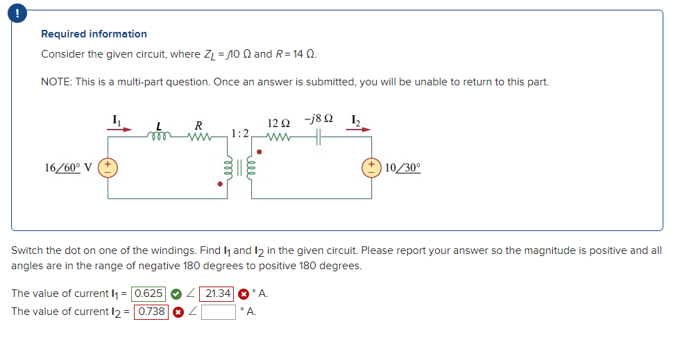 Solved Required information Consider the given circuit, | Chegg.com