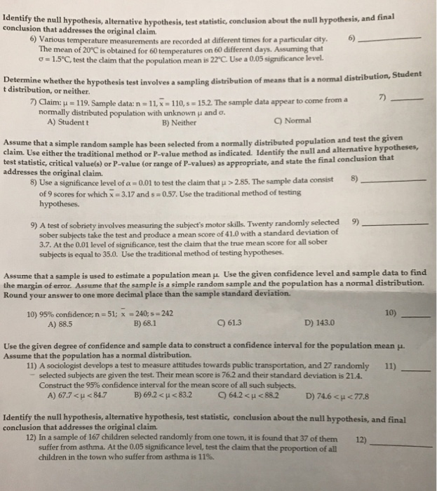 Solved Express the null hypothesis and the alternative | Chegg.com