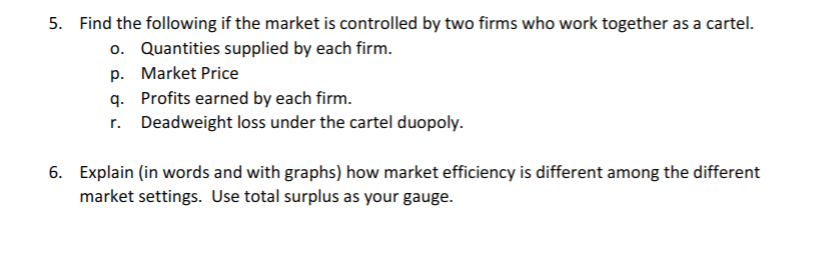 Solved Complete the following: You are given the following | Chegg.com