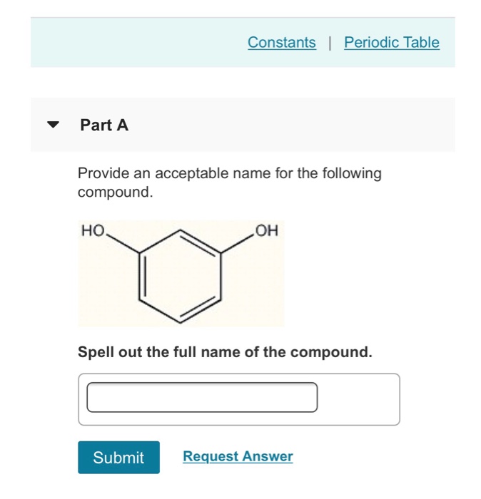Solved Constants | Periodic Table Part A Provide an | Chegg.com