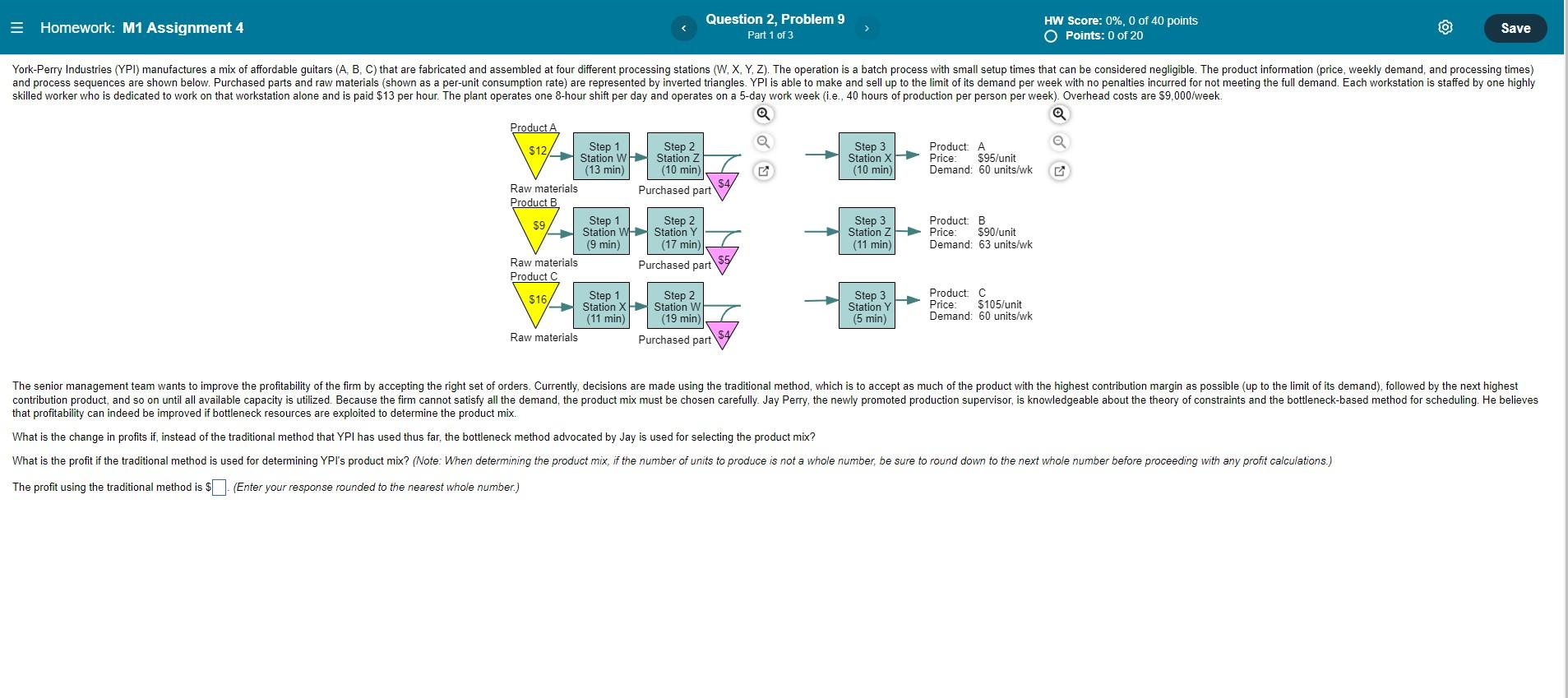 Solved = Homework: M1 Assignment 4 Question 2, Problem 9 | Chegg.com