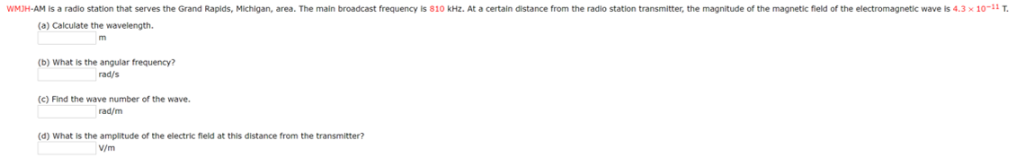 Solved WMJH-AM is a radio station that serves the Grand | Chegg.com