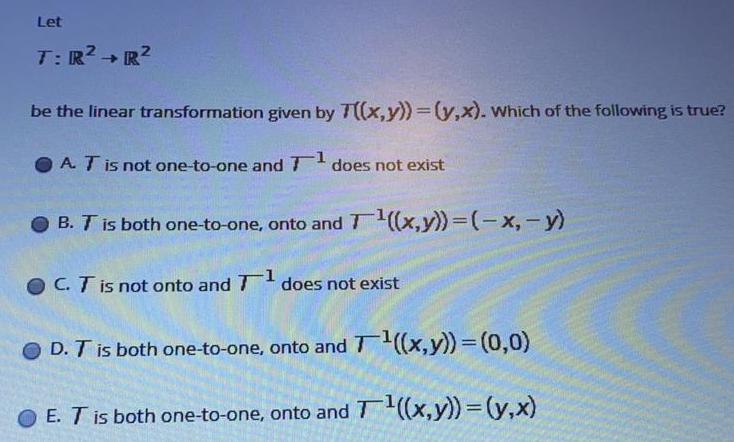 Solved Let T: R2 + R2 be the linear transformation given by | Chegg.com