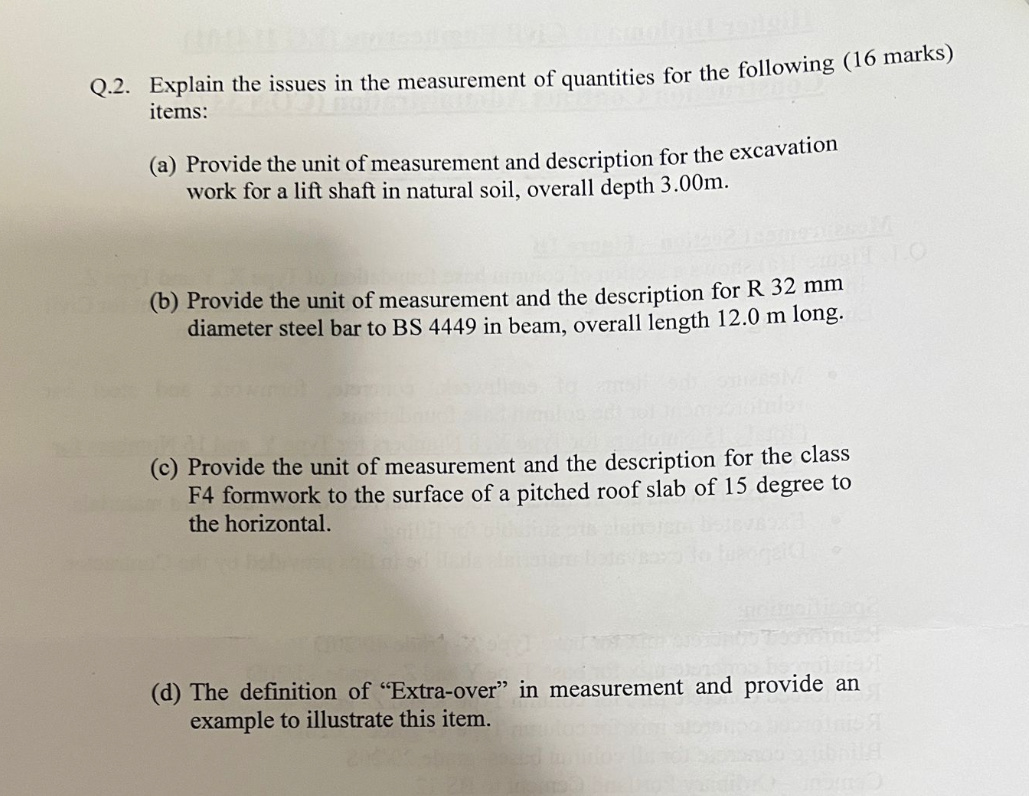 Solved 2.2. Explain the issues in the measurement of | Chegg.com