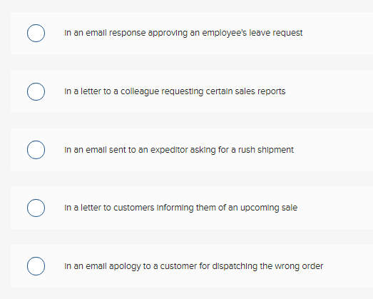 Solved In which of the following cases will the indirect | Chegg.com