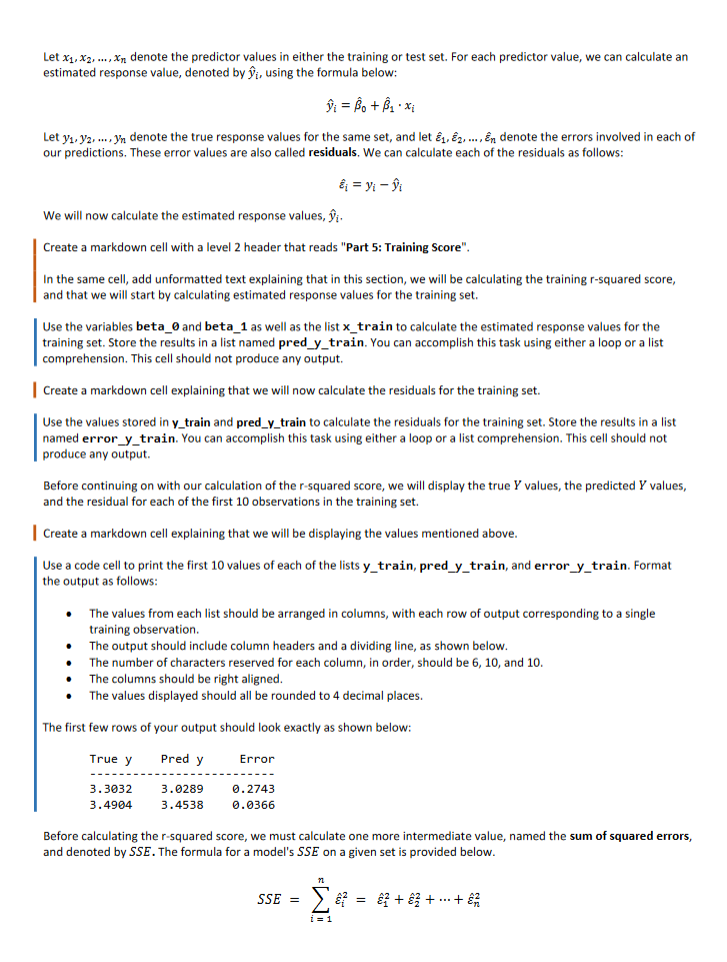 Solved Introduction to Linear Regression Linear regression | Chegg.com