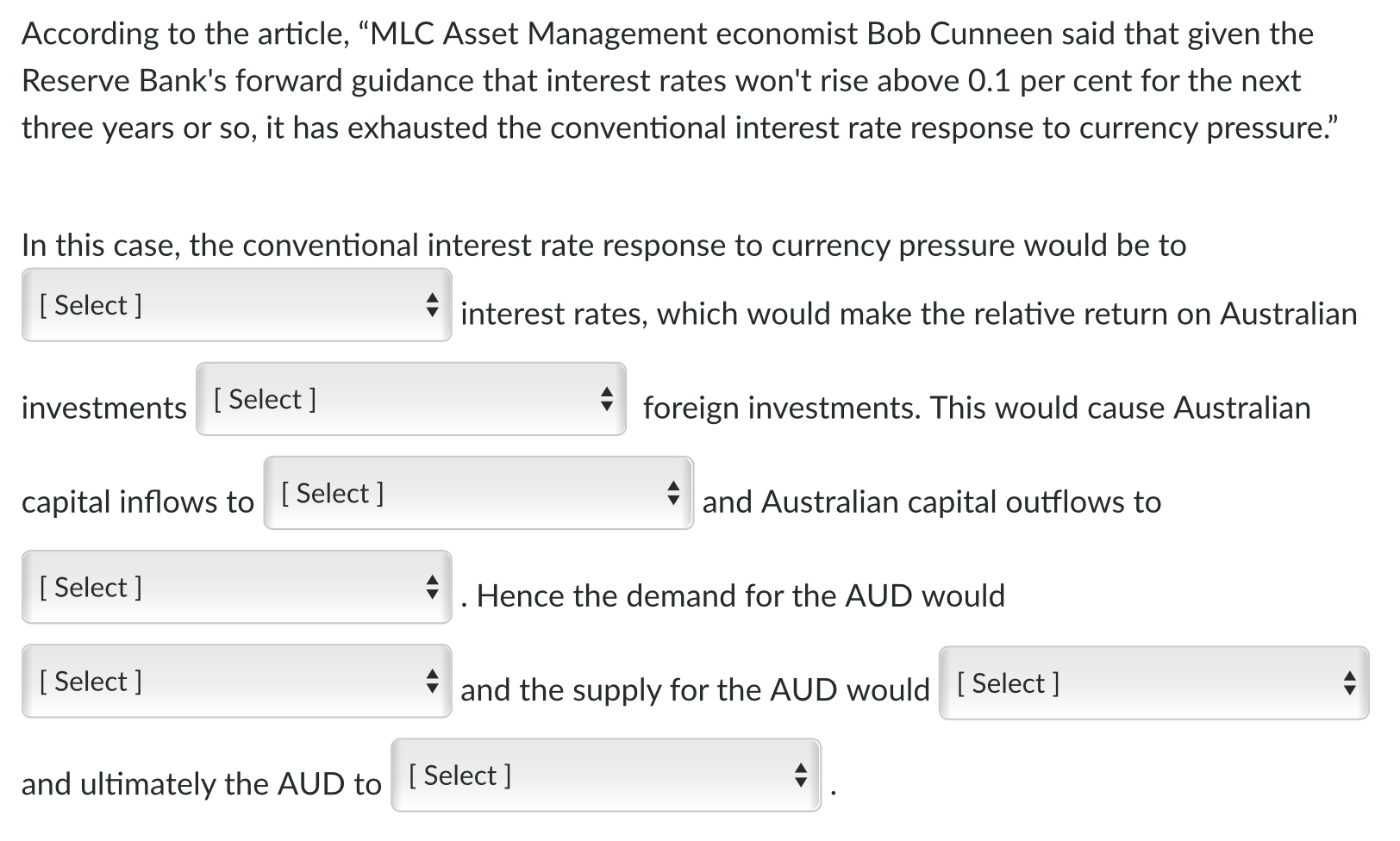 Solved Hi There Options Are Increase Decrease Remain The Chegg