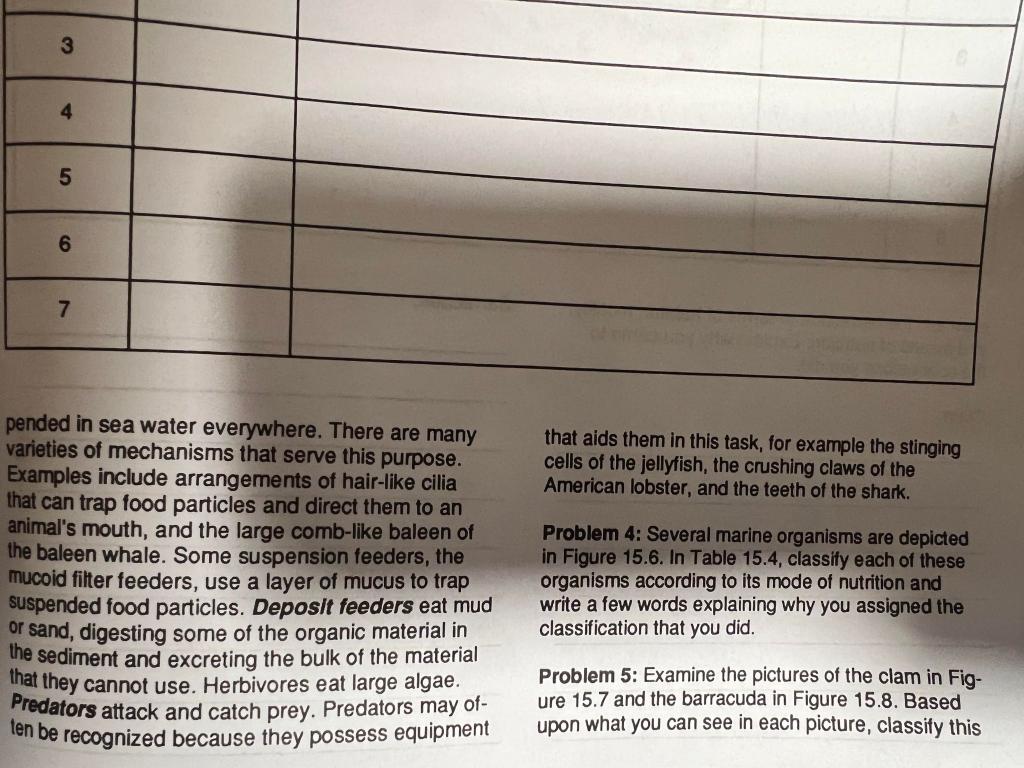 Solved 3 4 5 6 7 that aids them in this task, for example | Chegg.com