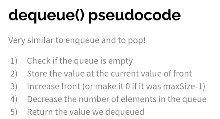 Solved Describing and implementing a queue (a) Define a | Chegg.com