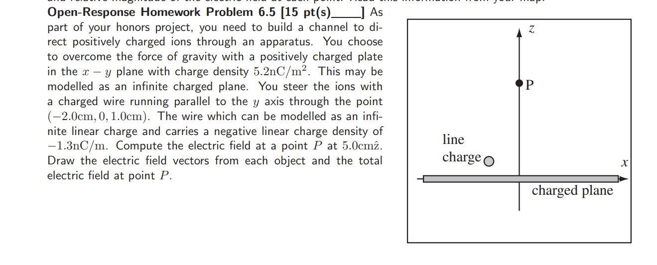 Solved Open-Response Homework Problem 6.5 [15 pt(s)__ ] As | Chegg.com