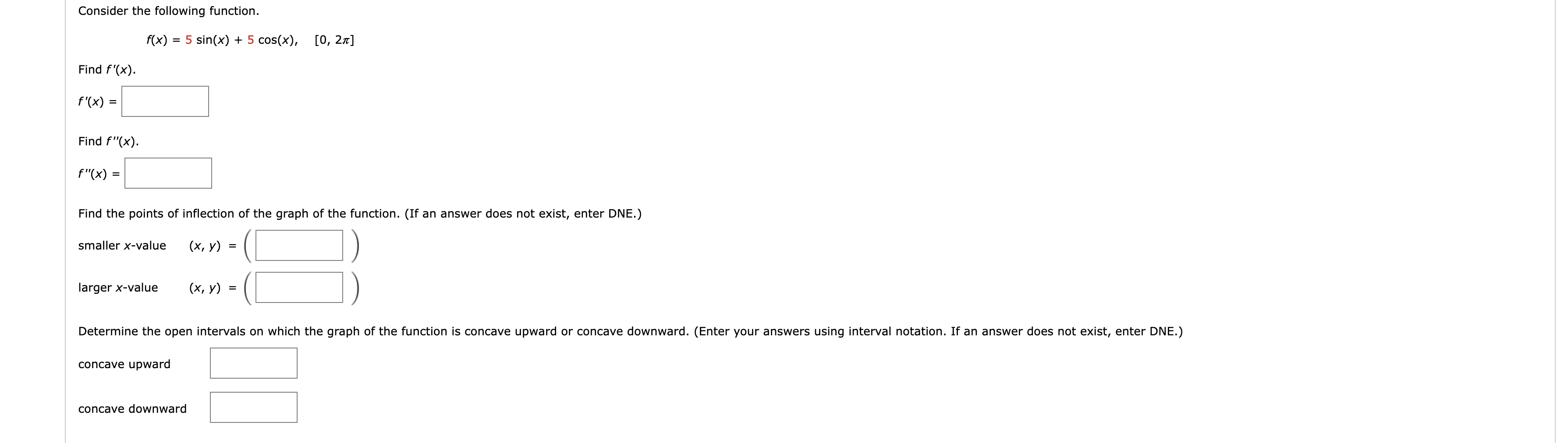 Solved Consider the following function. | Chegg.com Solved Consider the following function. | Chegg.com