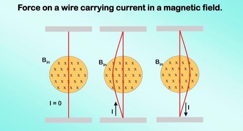 Solved Below you can see a wire (Straight line) carrying | Chegg.com